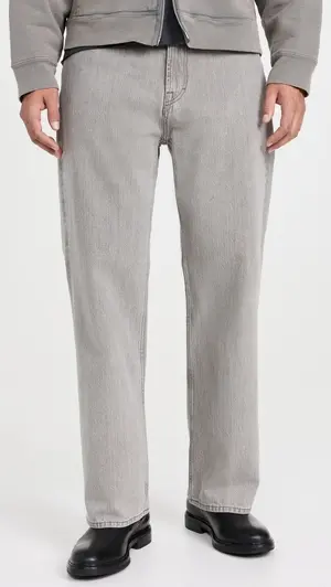 Our Legacy Third Cut Straight Leg Jeans - Concrete Chain Twill
